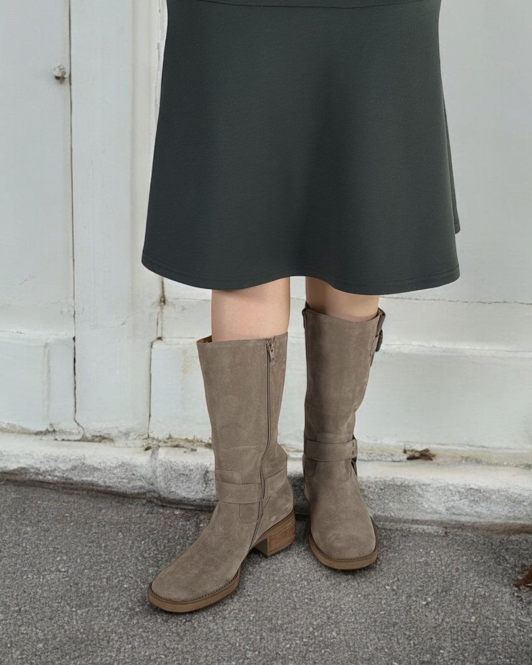 【75921】ベルトデザインハーフブーツ｜HAYASHIGO ONLINE SHOP -ハヤシゴオンラインショップ公式